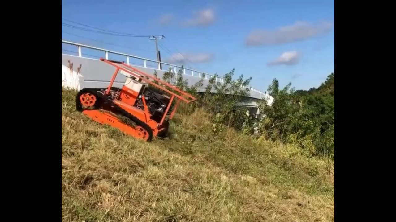 The Heart of a Robotic Slope Mowing Company - YouTube