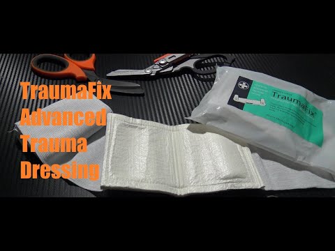 TraumaFix Advanced Trauma Dressing (overview and demonstration) - YouTube