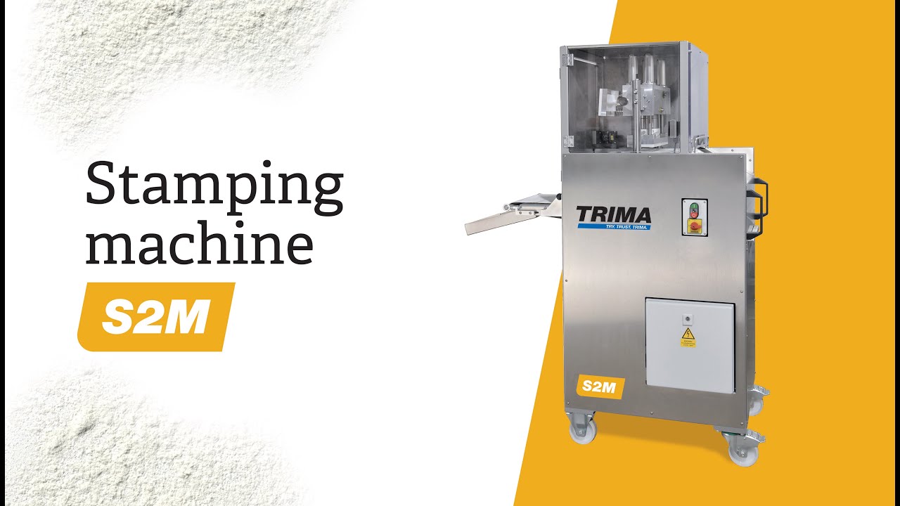 Stamping machine S2M - TRIMA Bakerymachines - YouTube