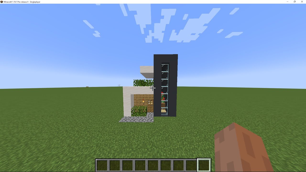 How To Build a Small Modern Mansion in Minecraft - YouTube