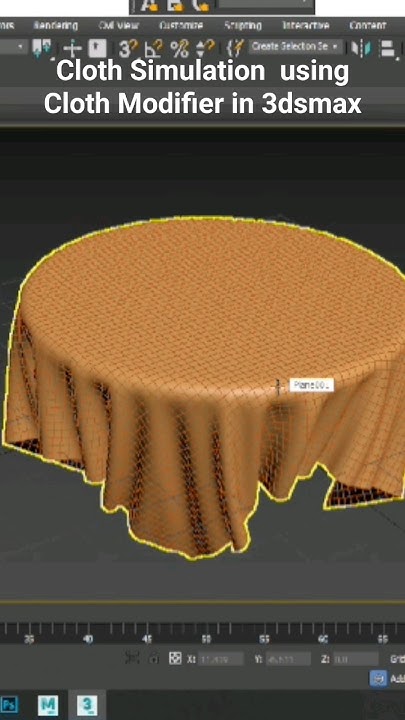 Cloth Simulation in 3dsmax | How to Simulate using Cloth Modifier #3d #3dsmax #tutorial - YouTube