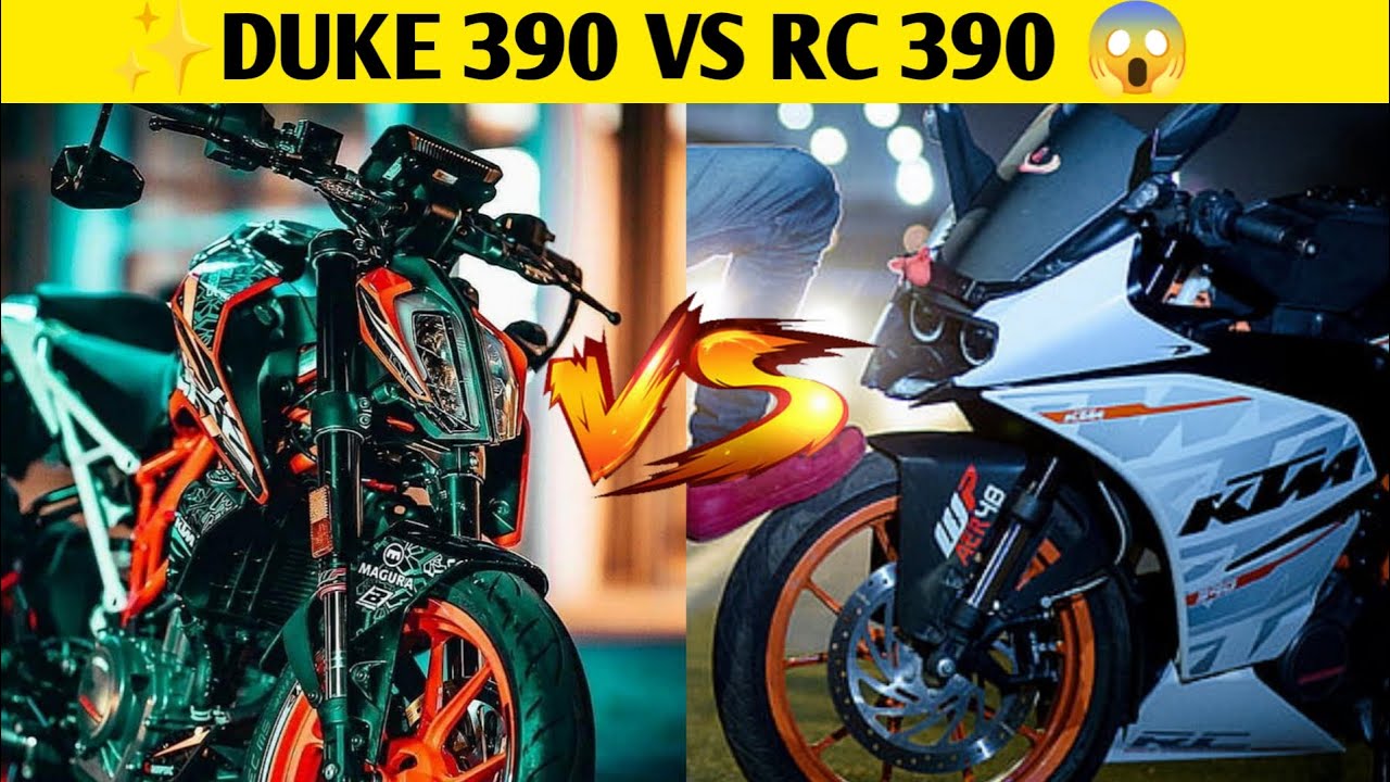 💥Ktm duke 390 Vs Ktm Rc 390 🔥#duke #rc #duck390 #rc390 - YouTube