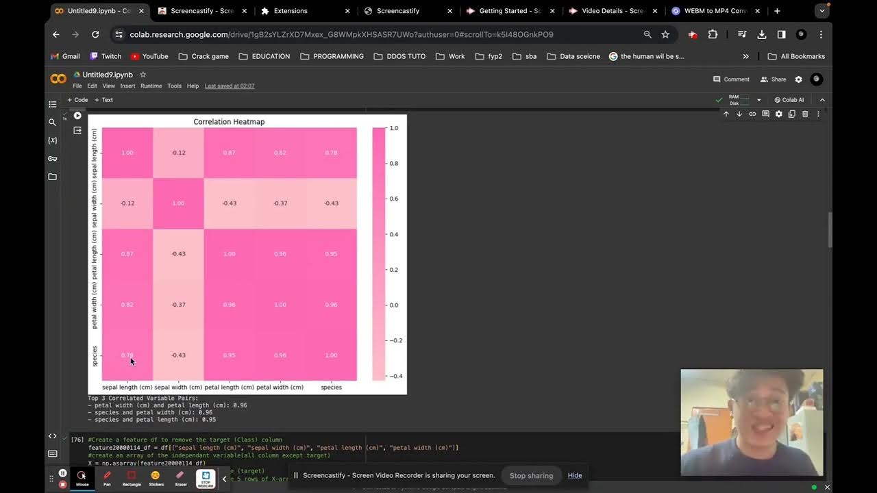 BDA Lab 8: Comparing ML Classifiers & Python Data Visualization (Adzlan) - YouTube