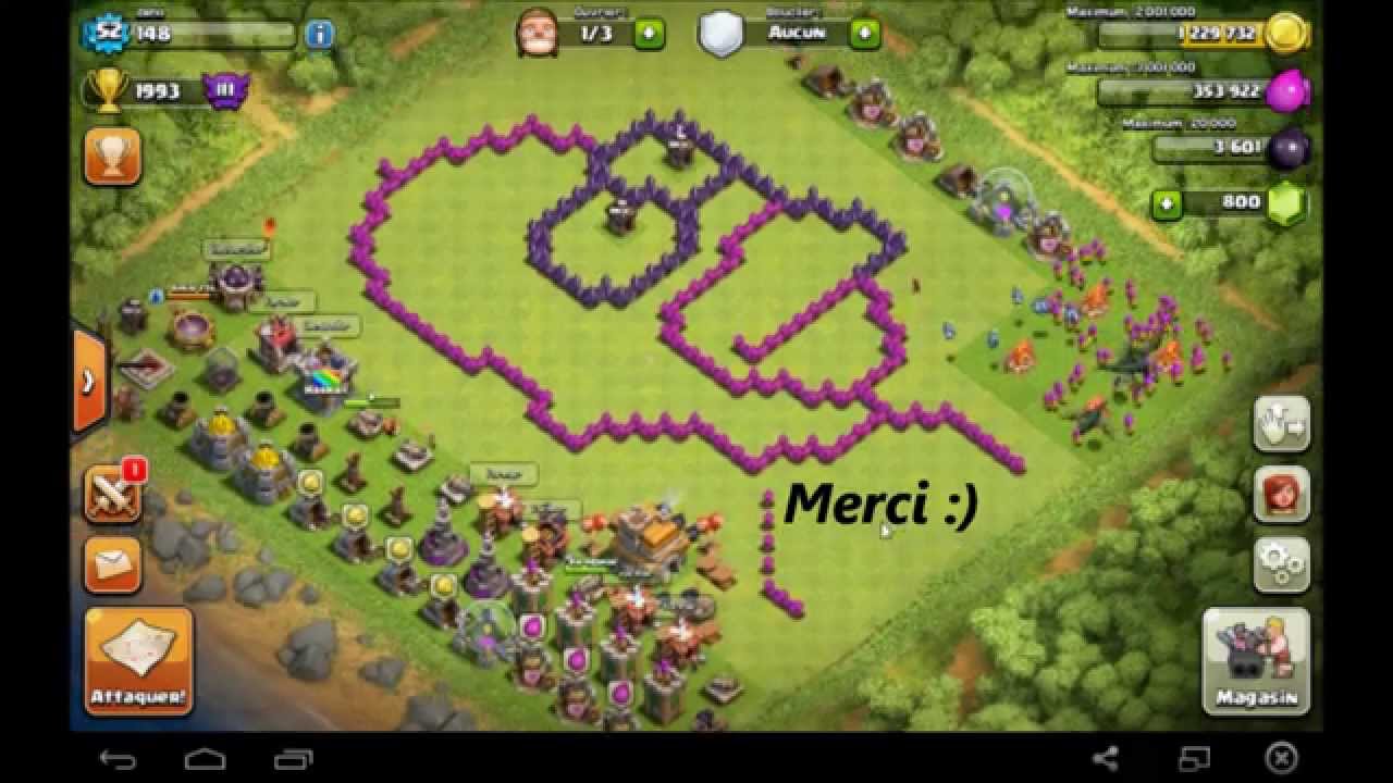 Clash of Clan #Village Homer Simpson - YouTube