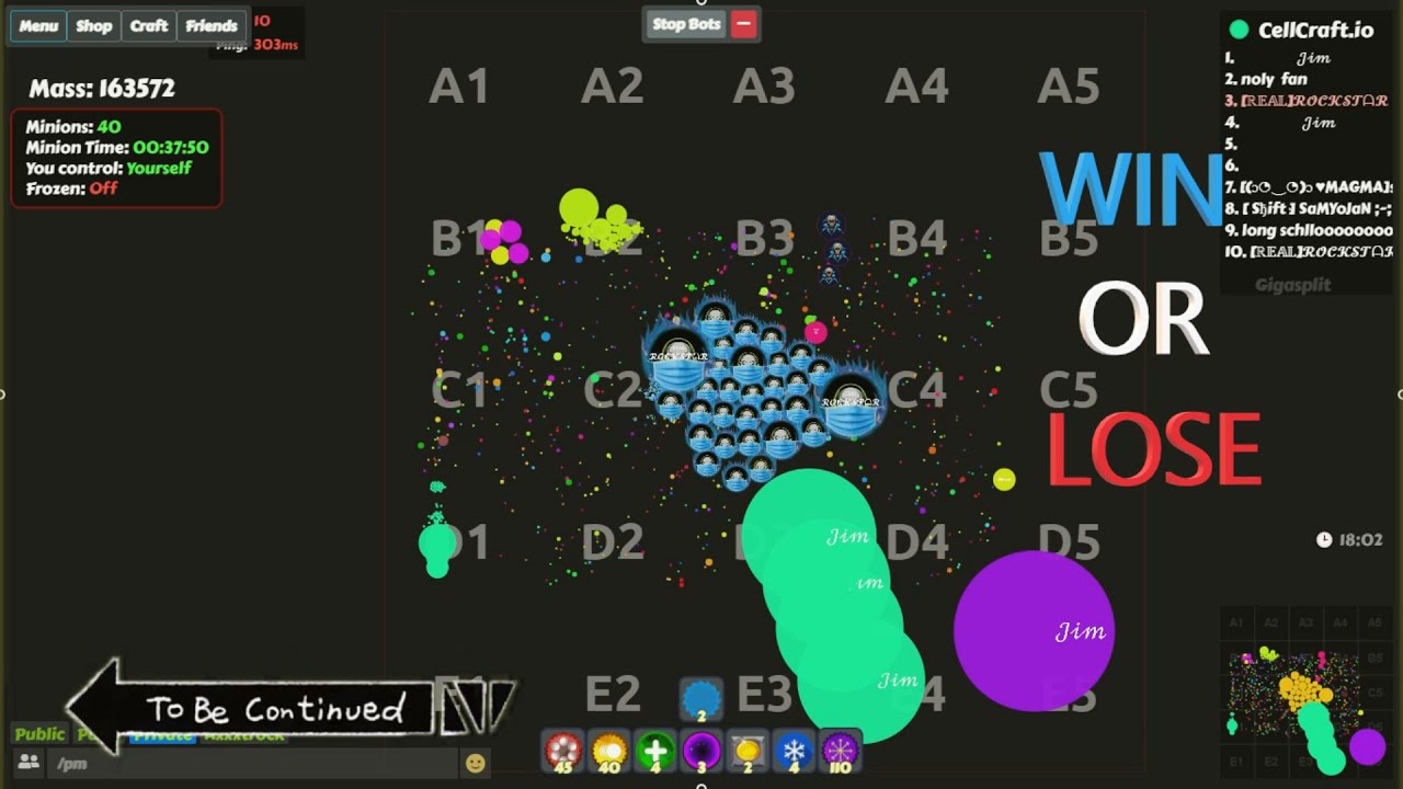Cellcraft io Power Destruction#4 - YouTube