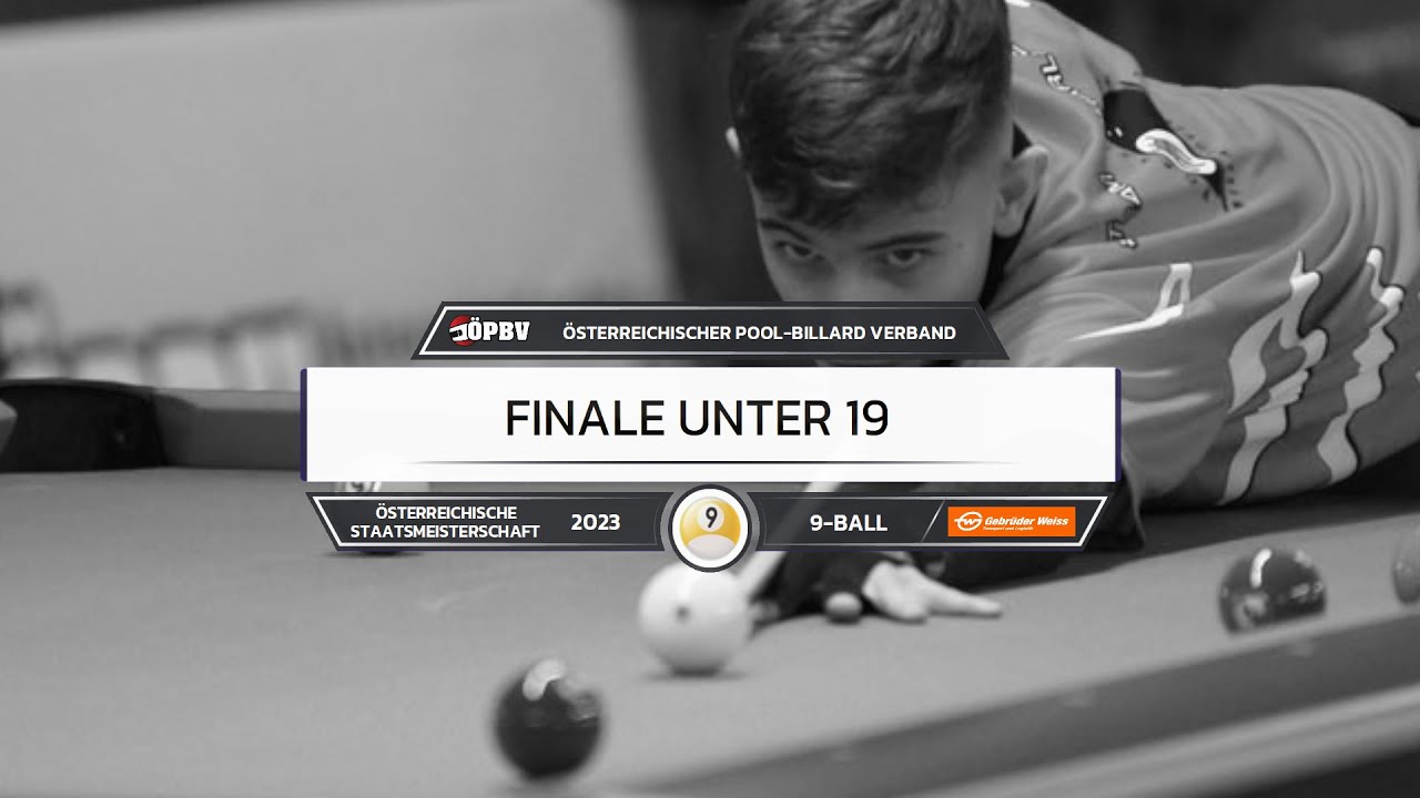 ÖSTM Pool Billard 2023 - 9-Ball - Finale U19 - Fabian Eisner gg. Lena ...
