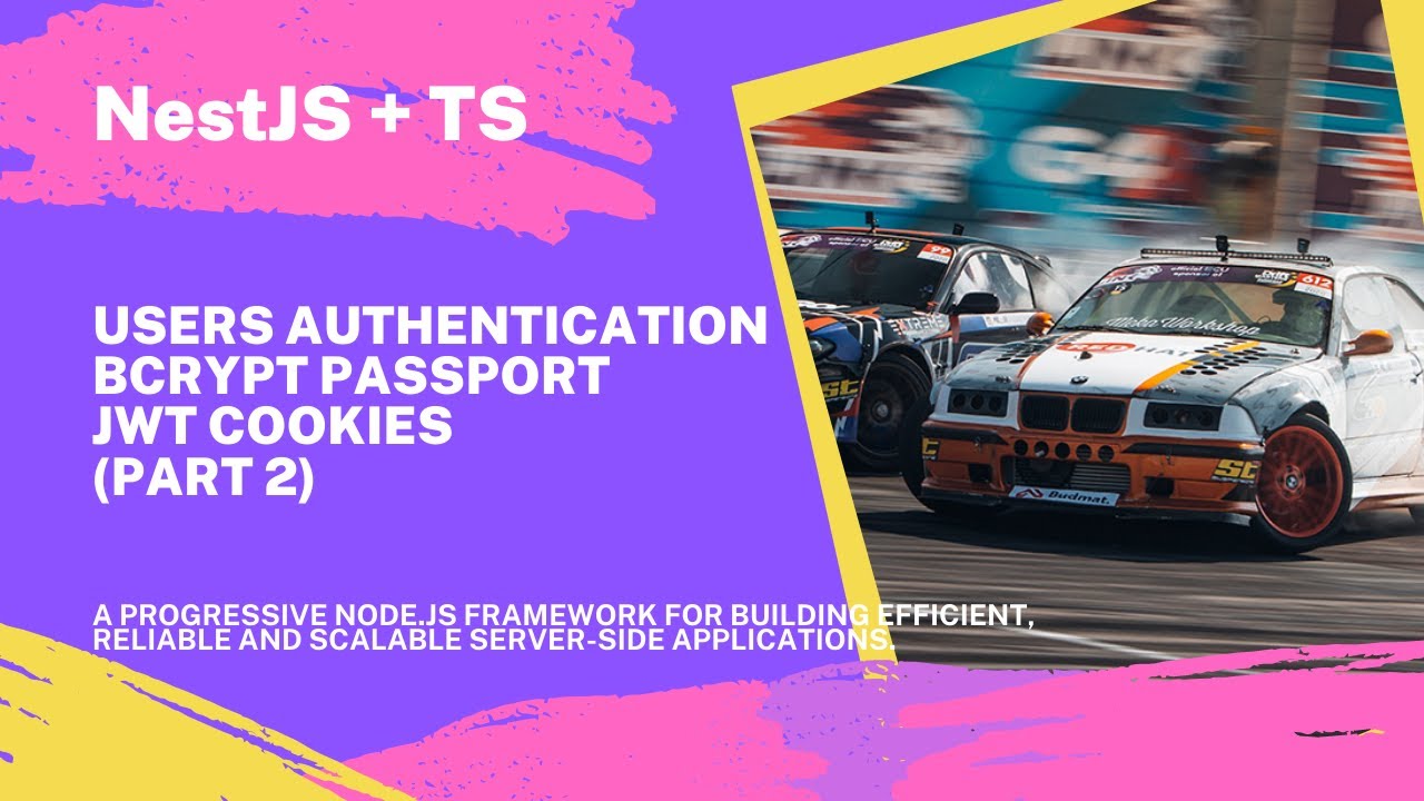 Nestjs Users Authentication Bcrypt Passport Jwt Cookies Part 2 Youtube
