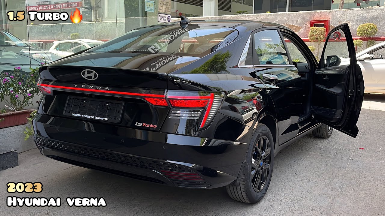 New Hyundai Verna Sx(O) 1.5L Turbo 🔥Black Rs 15.99L - Top Model | Most ...