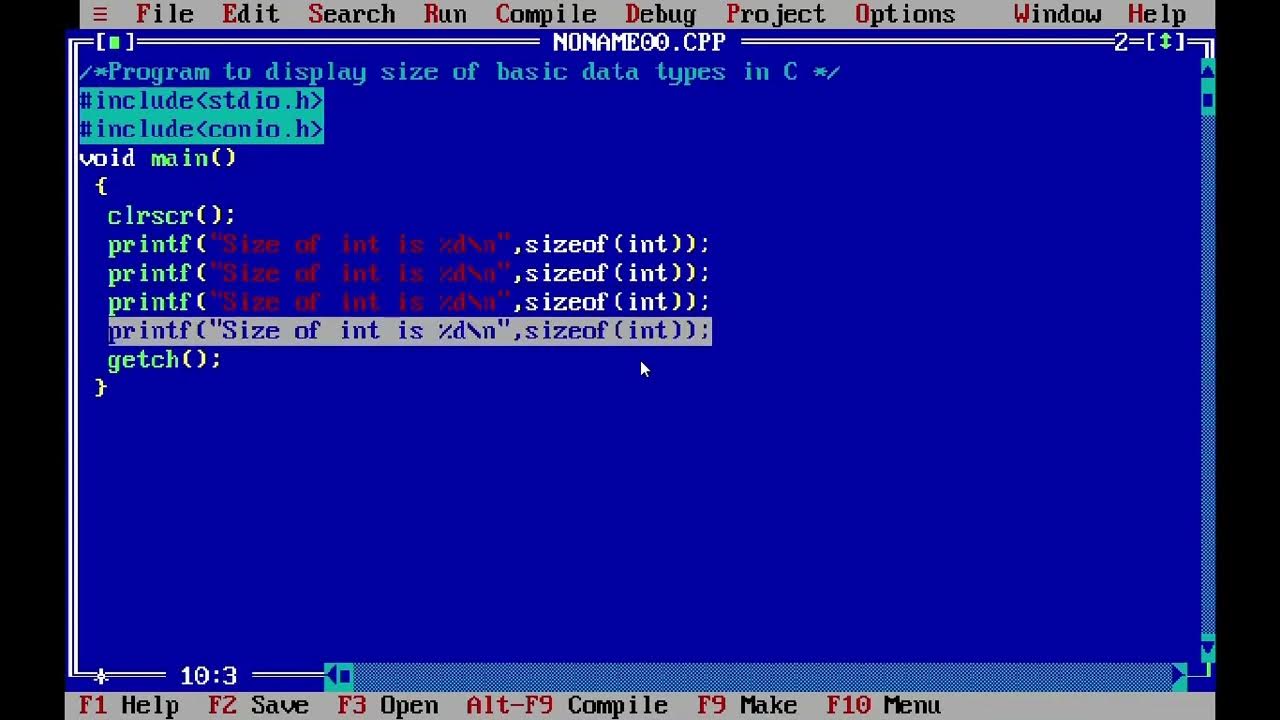 MCS-201 TEE June-2023 Q1b | Write a C program to print the size of basic data types | PGDCA ...