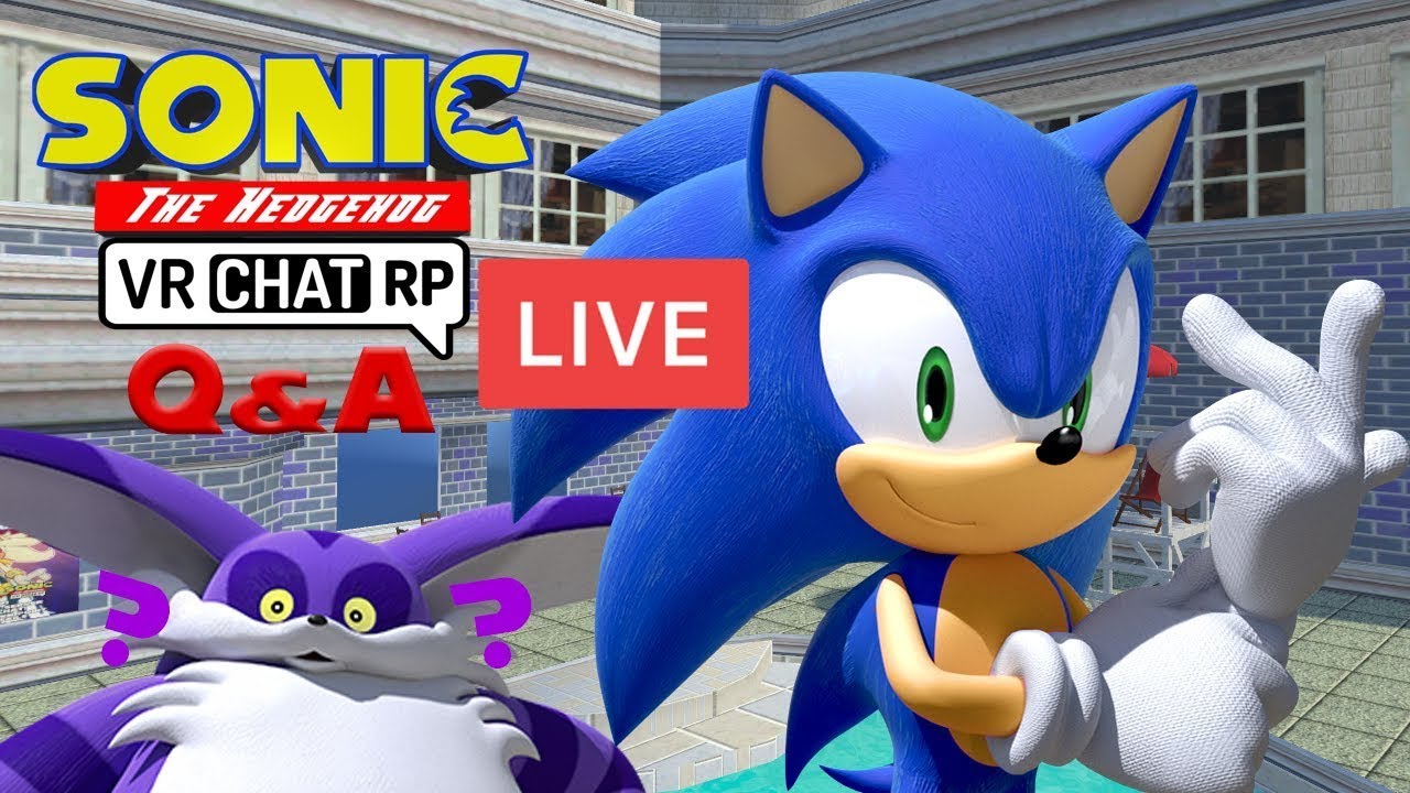TRIX SONIC VRCHAT LIVESTREAM: Hosted by Sonic The Hedgehog (April Fools Day Special!) - YouTube