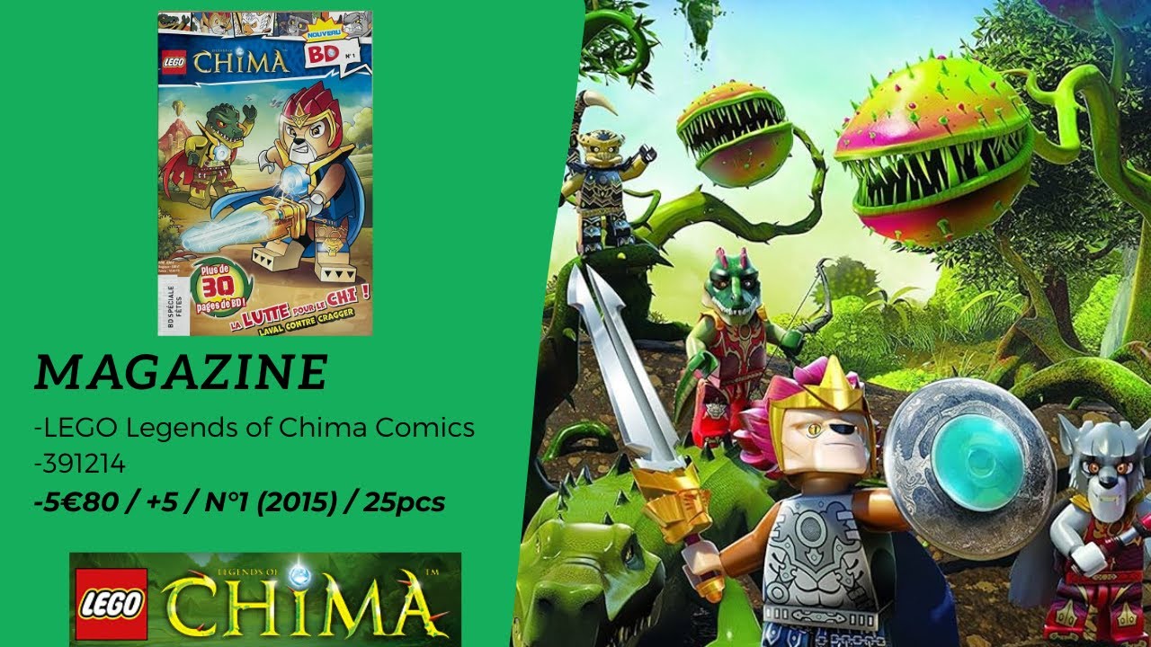 Magazine LEGO Legends of Chima Comics N°1/2015 !!!!! - YouTube