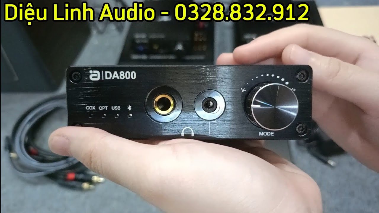 Đầu Giải Mã Âm Thanh JNET DA800 32Bit/384KHz Bluetooth 5.1DSD - YouTube