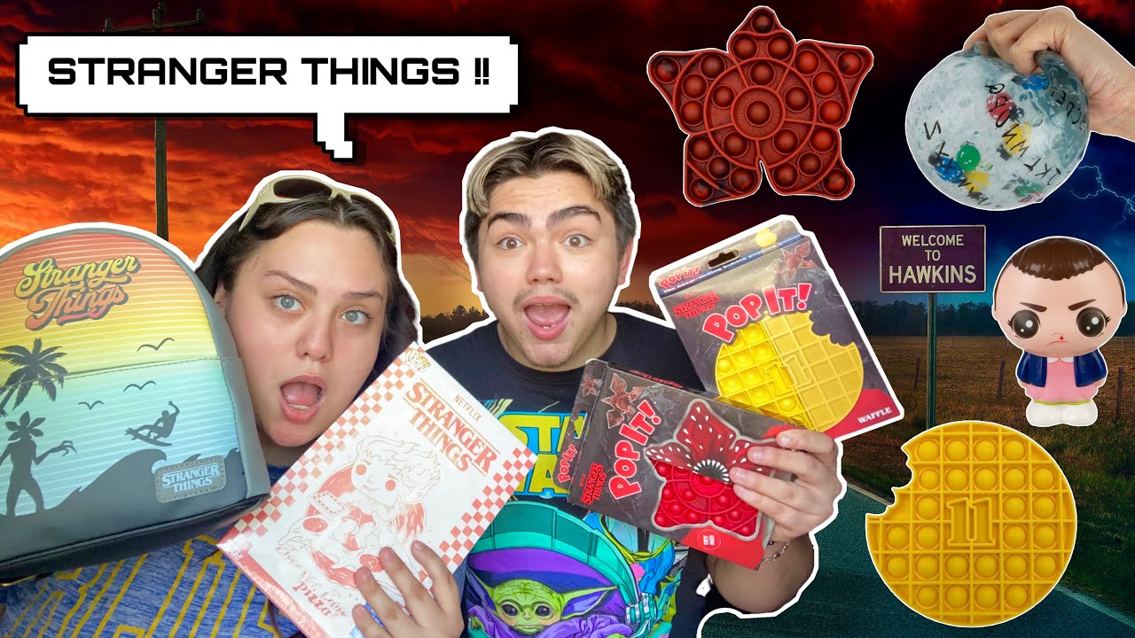 Stranger Things Fidget Toy Shopping + HAUL 😱🛒 - YouTube