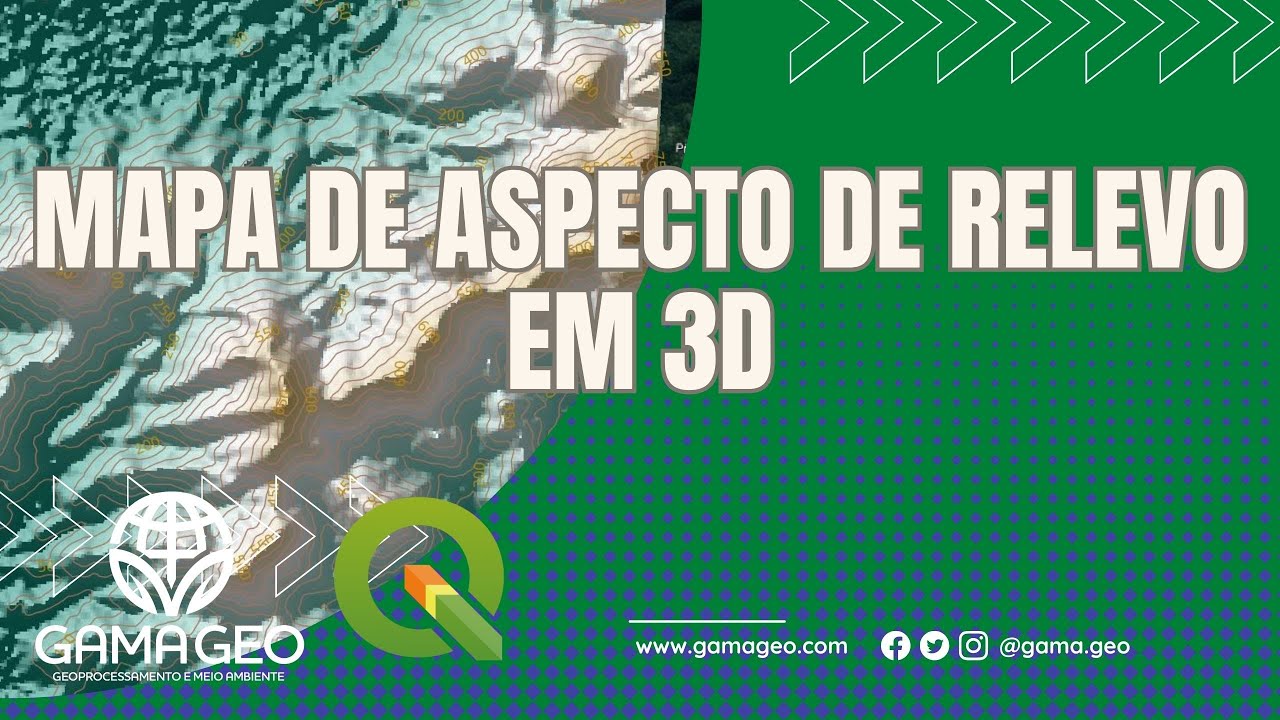 Mapa de relevo com aspecto sombreado em 3D no QGis - YouTube