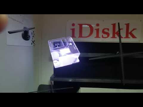 3D Hologram AD LED Fan | Hologram Reklam Cihazı | 3ANGLE - YouTube