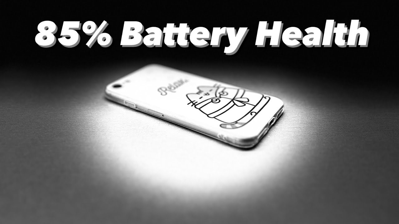 85% Battery Health iPhone SE2 - Drain Test - YouTube