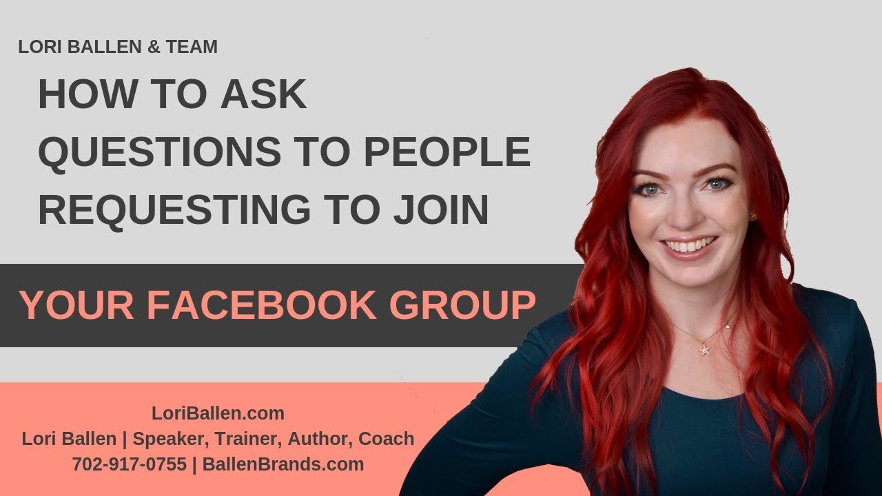 How to Ask Questions to People Requesting to Join Your Facebook Group ...