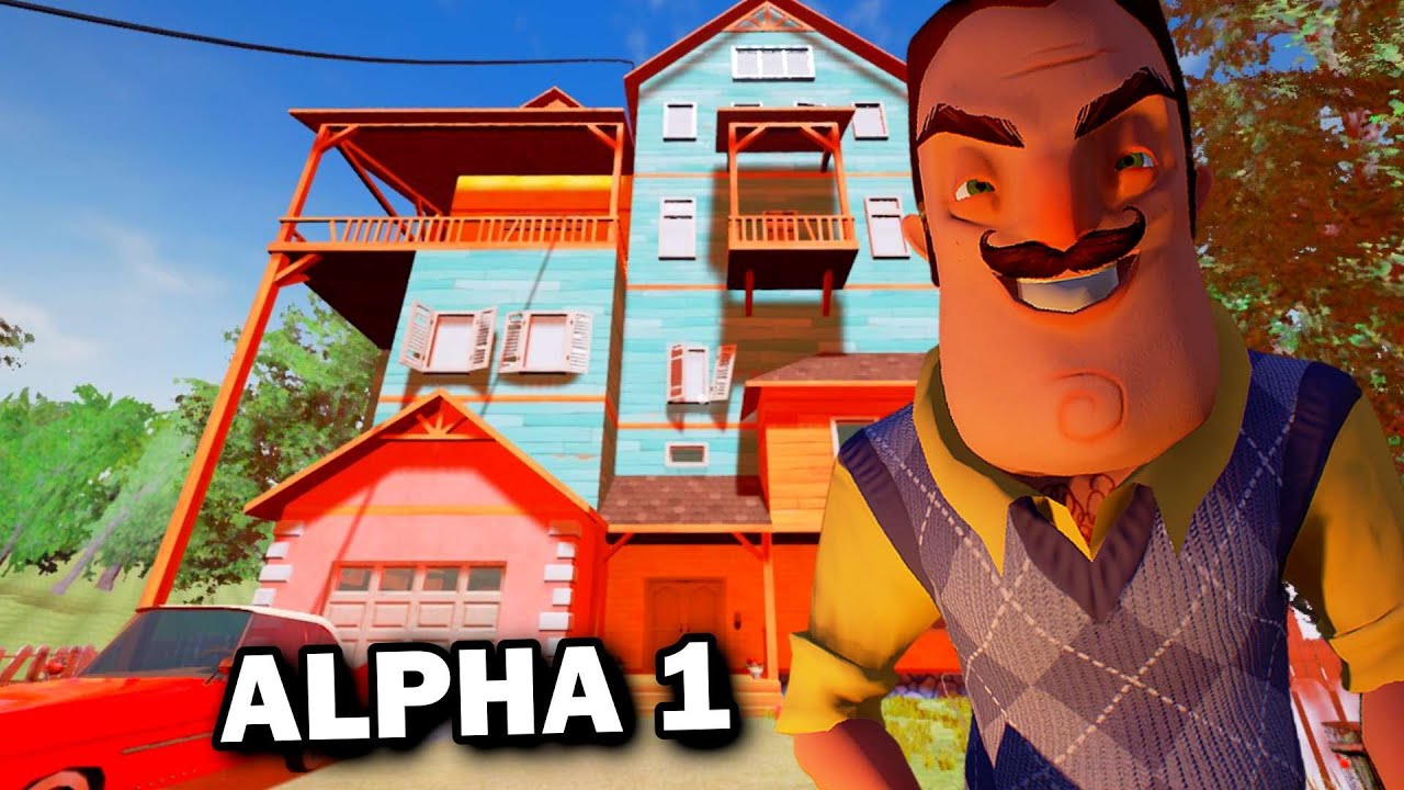 Breaking Into My Neighbor’s House Again | Hello Neighbor Alpha 1 - YouTube