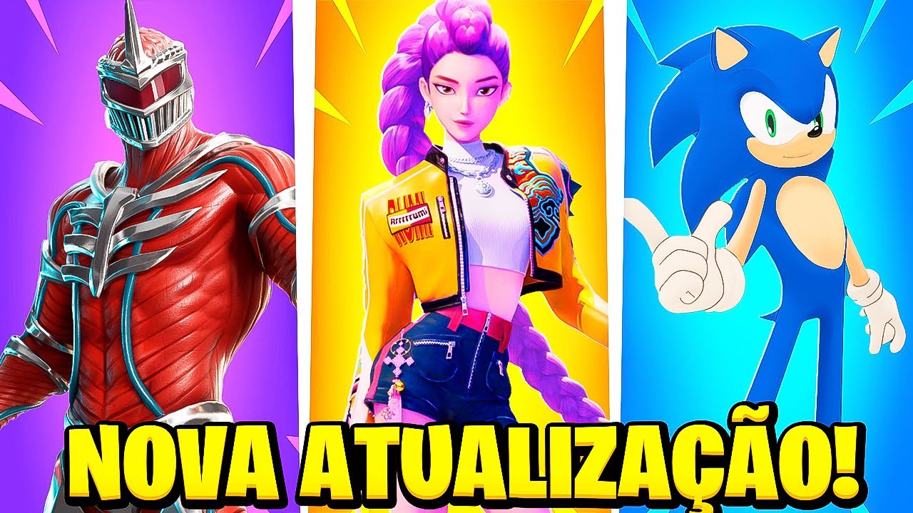 ESSAS SÃO AS NOVAS SKINS DO FORTNITE? NOVA ATUALIZAÇÃO! - YouTube