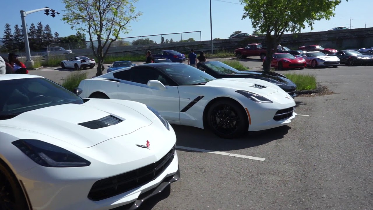 Corvettes Rainbow Run 2018 - YouTube