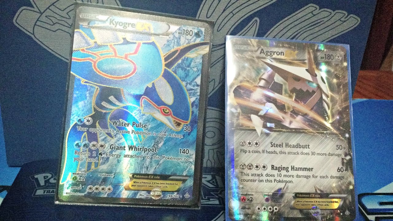 Apertura / Opening Primal Kyogre Elite Trainer Box! Full Art! - YouTube