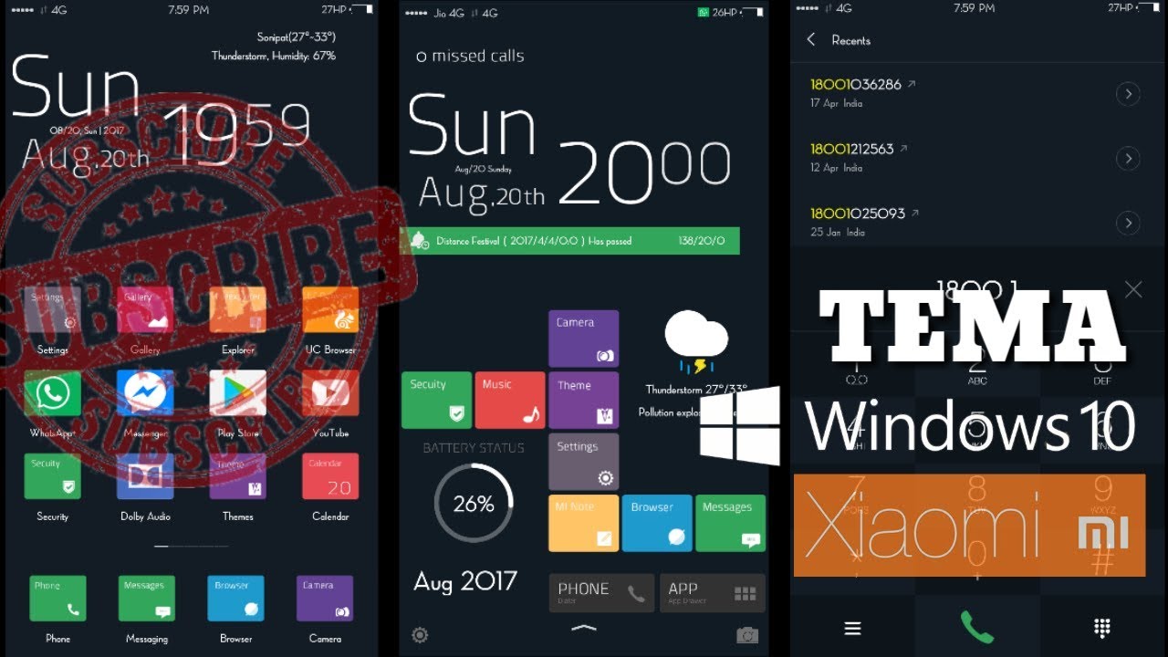Download Tema Xiaomi Windows Phone - YouTube