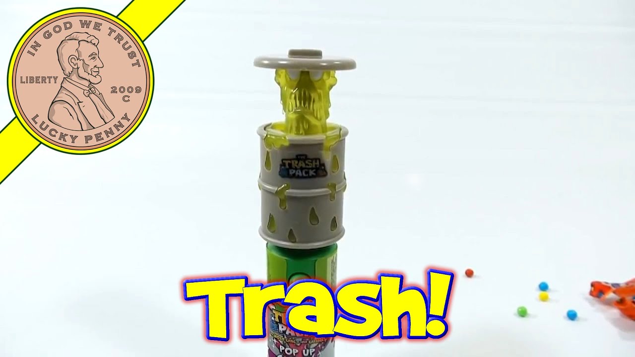 The Trash Pack Pop Up Glow Light With Candy, Moose Toys - YouTube