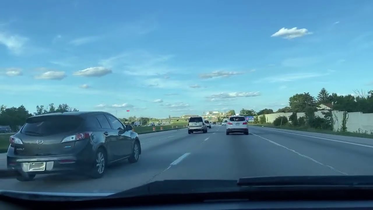 Driving from Cincinnati, Ohio to Springboro, Ohio - YouTube