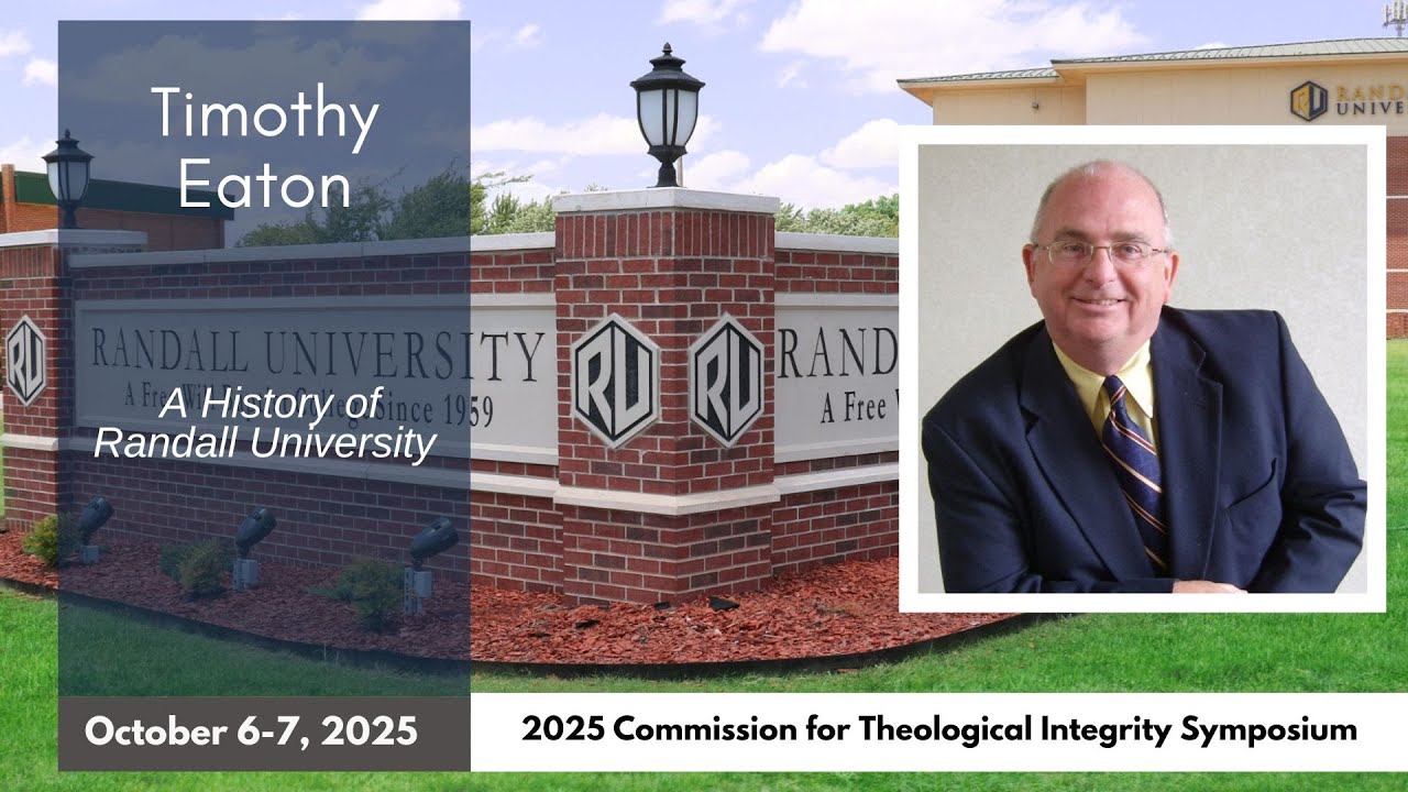 Free Will Baptist Theological Symposium - Dr. Timothy Eaton - YouTube
