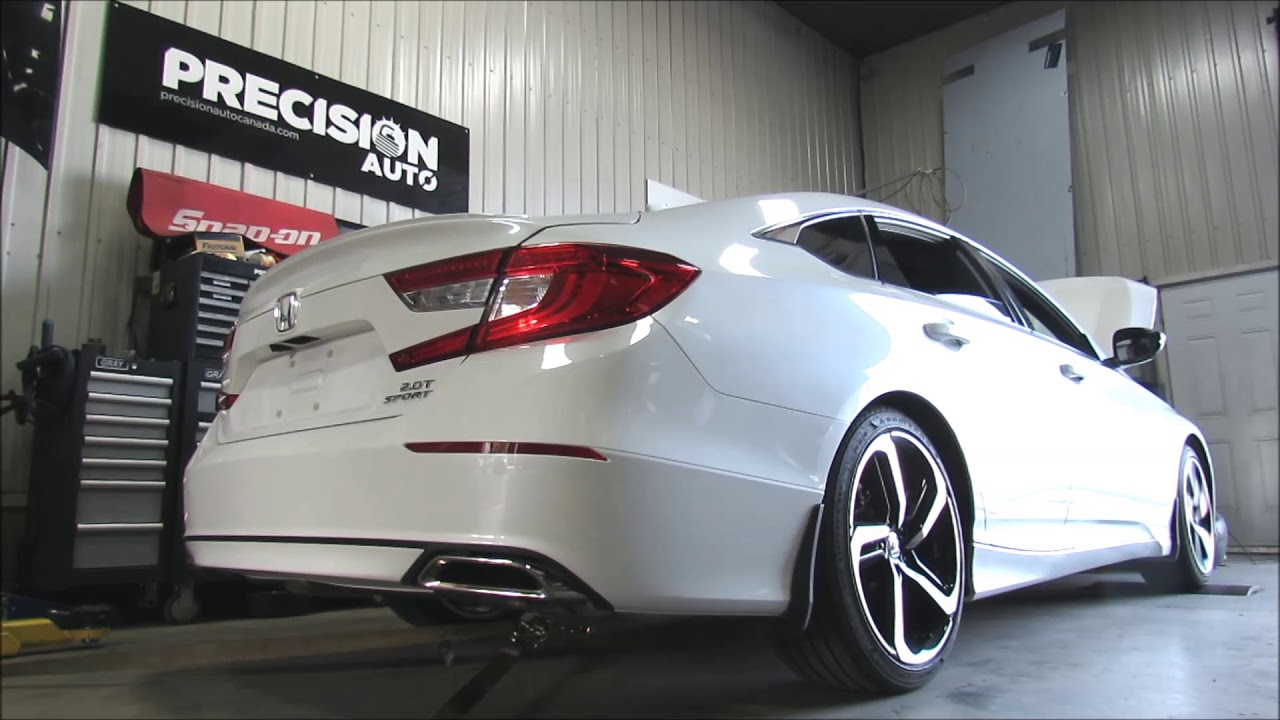 Precision Auto Canada Accord Turbo 2018 K20c4 Dyno Tuning 2018 - YouTube