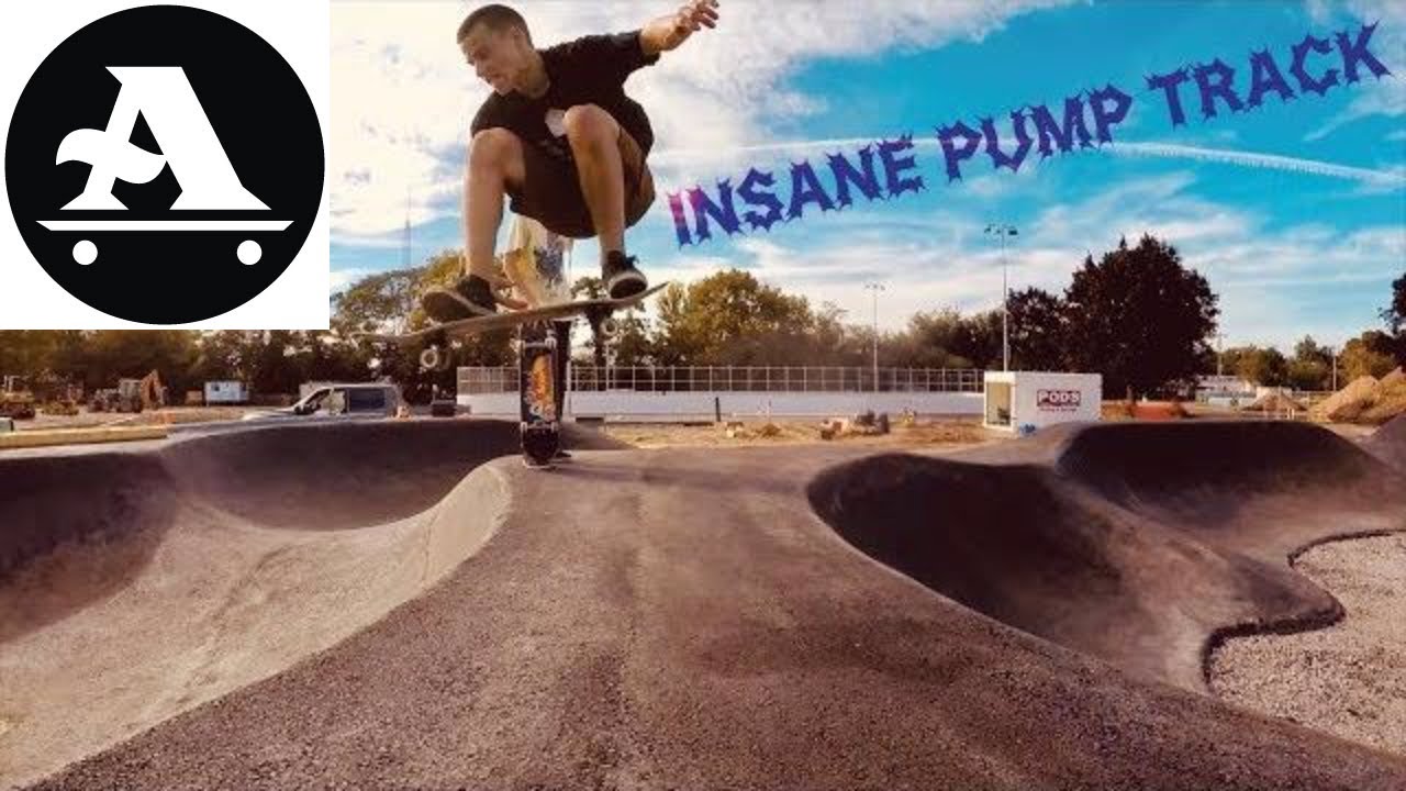 ALL I NEED SKATE: INSANE SKATEBOARD pump track - YouTube