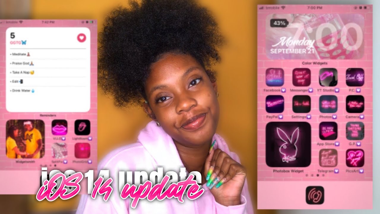 HOW TO CUSTOMIZE YOUR IPHONE WITH iOS 14!! *aesthetic customization ...