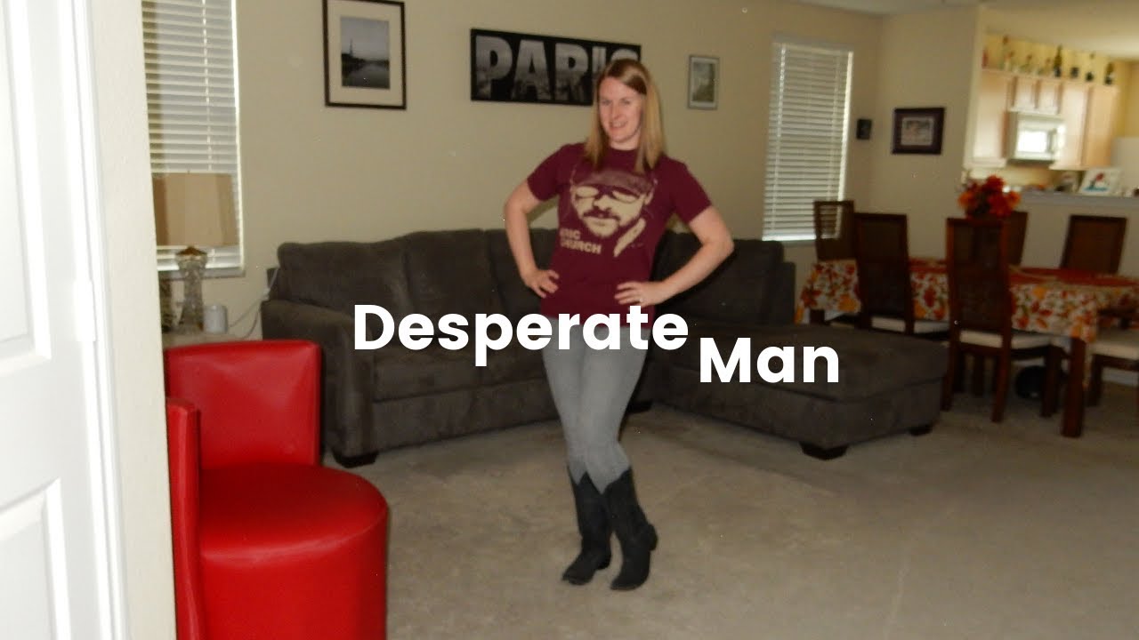 Desperate Man / Eric Church / FitWhit / Fitness Line Dance - YouTube