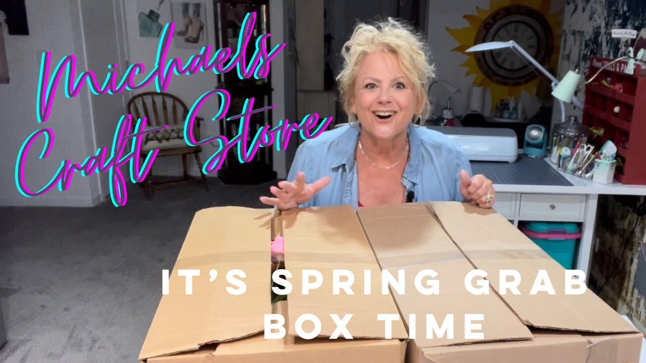 Unboxing Michaels Craft Store Easter/Spring grab boxes - What's Inside ...