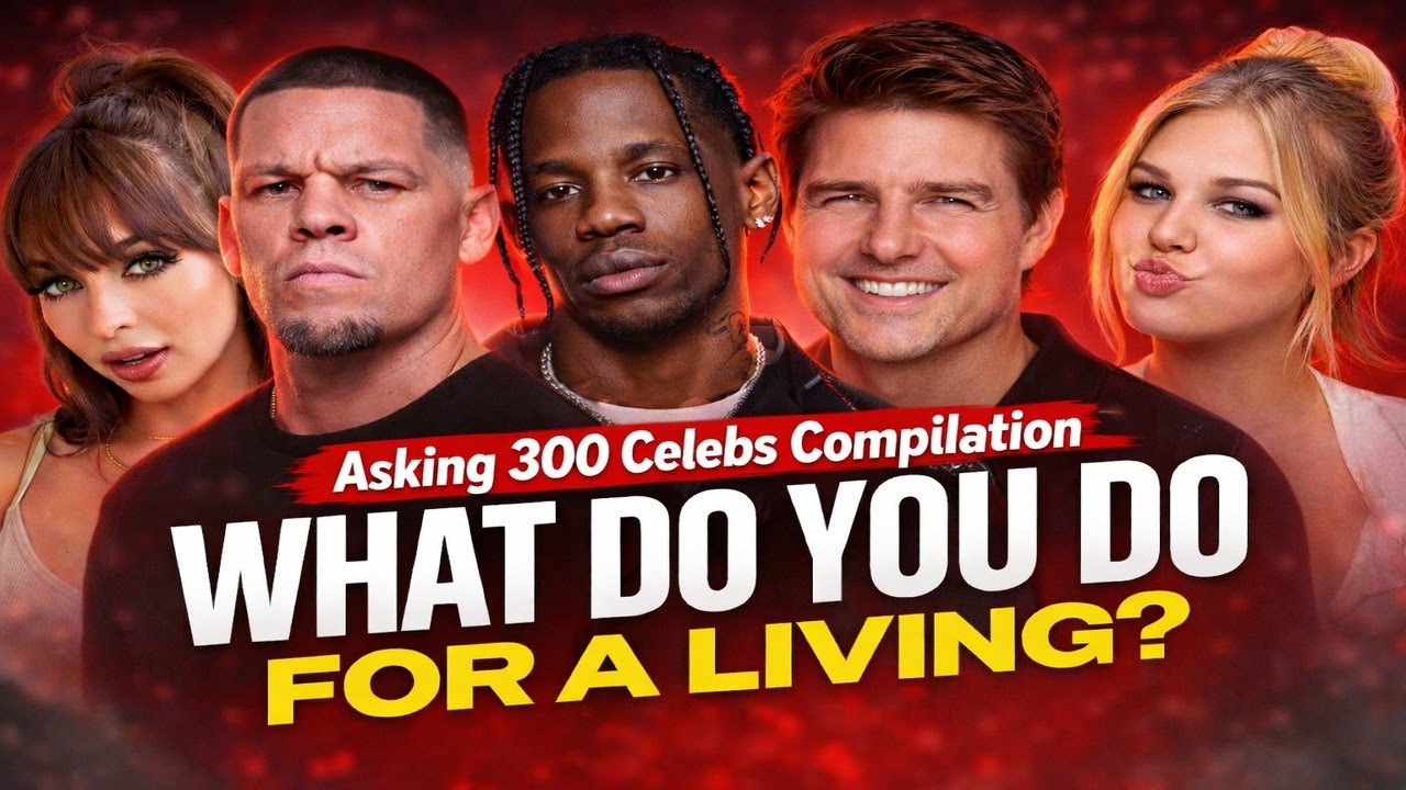 Asking 300 Famous Celebs What They Do For A Living - YouTube