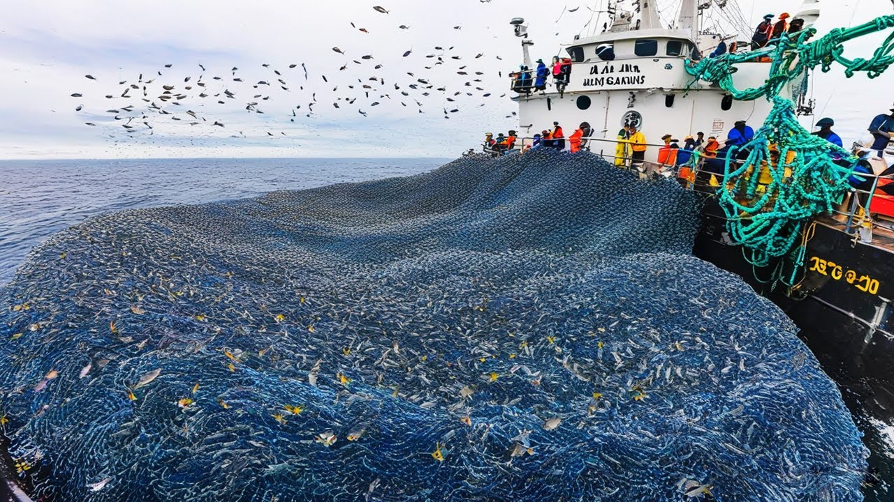 Billion Dollar Catch - How Fishermen Catch Hundreds of Tons of Fish in ...