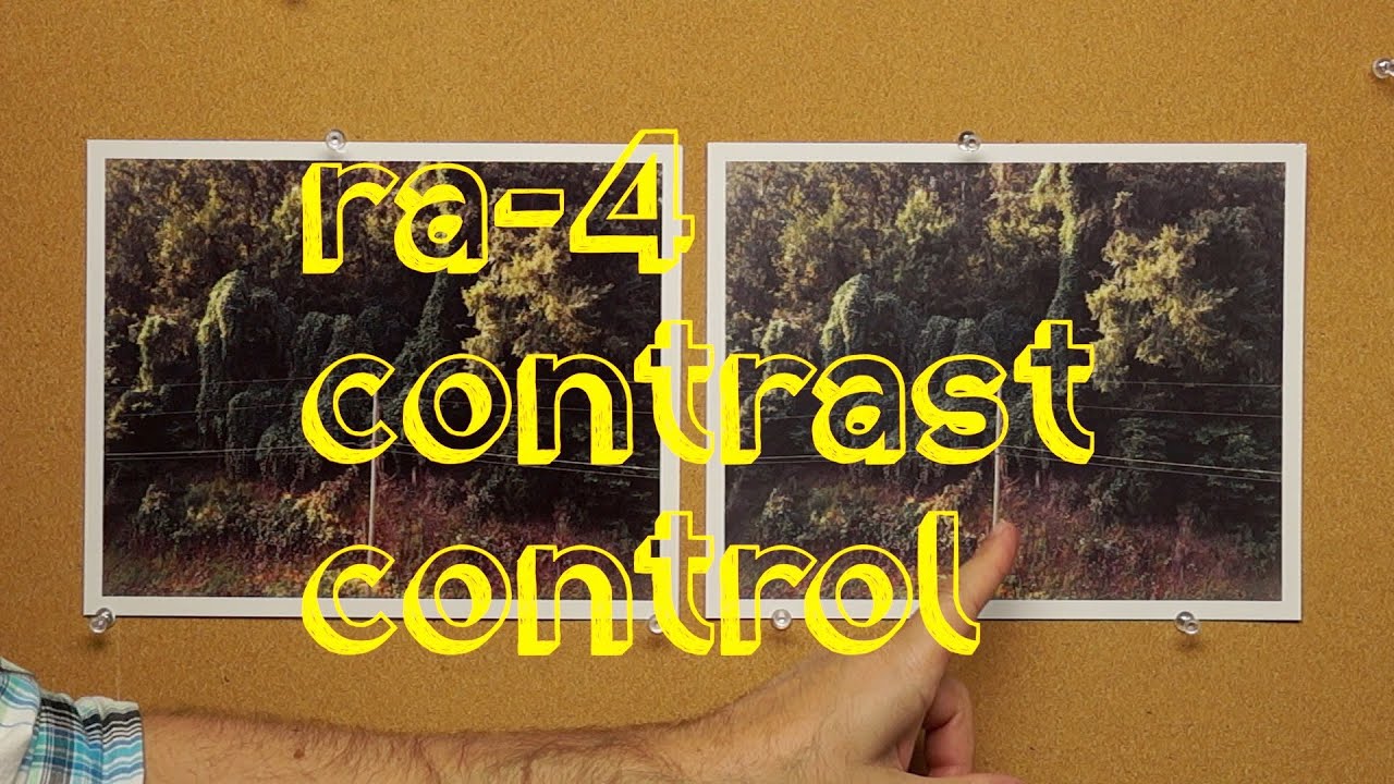 RA-4 Printing, pt 3: Print Ring-A-Round and Contrast Control - YouTube