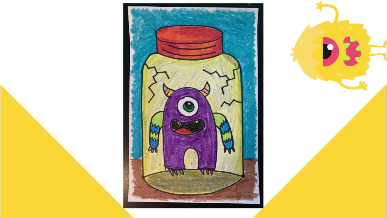 Monster in a Jar Drawing - YouTube