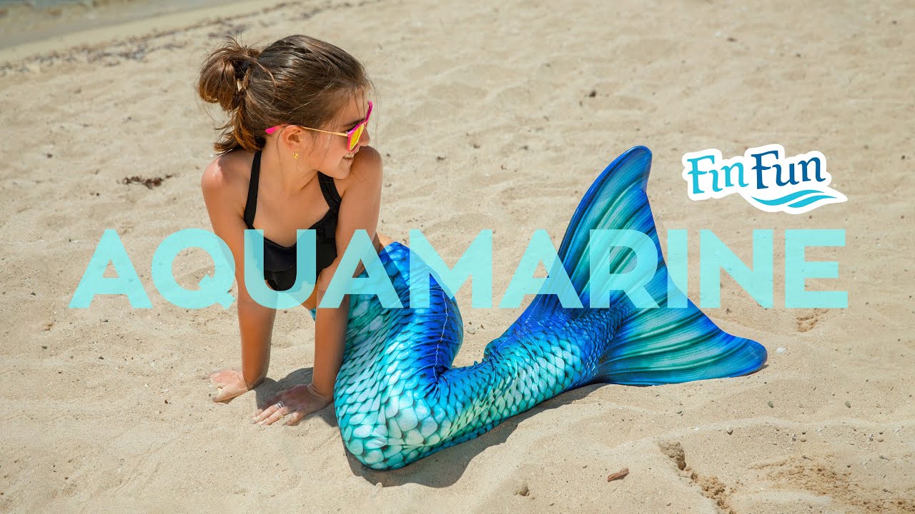 Aquamarine Mermaid Tail Limited Edition By Fin Fun Youtube