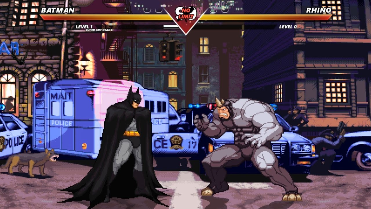 BATMAN vs RHINO - Amazing epic fight battle ! - YouTube