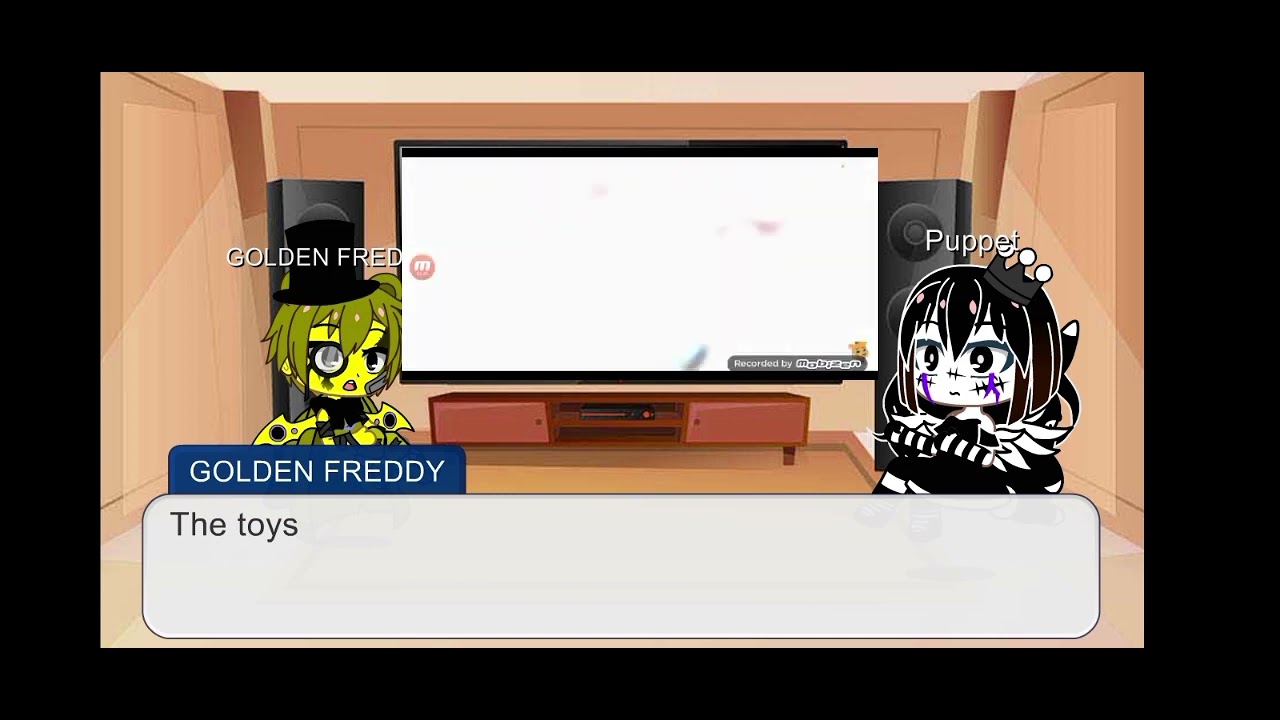 Golden freddy and Puppet react to look at me now remix - YouTube