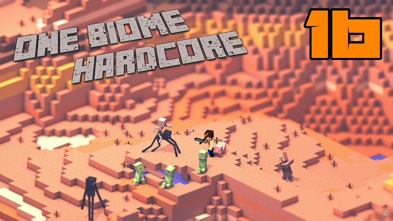 One Biome Hardcore: Episode 16 - Eroded Badlands - YouTube