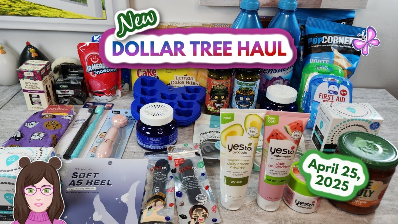 Awesome DOLLAR TREE Haul! April 25, 2025 - YouTube