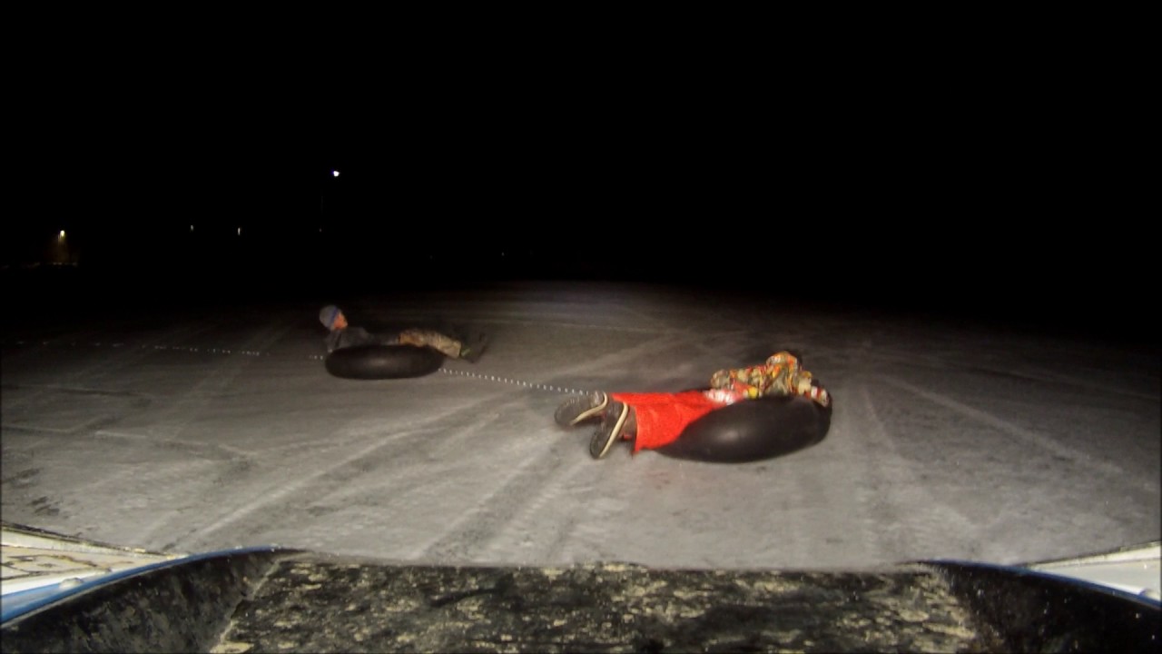 ice tubing front view - YouTube