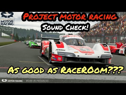 Project motor racing sound check 