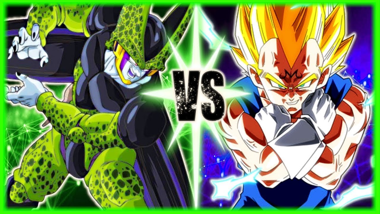 Perfect Cell Vs Majin Vegeta - YouTube