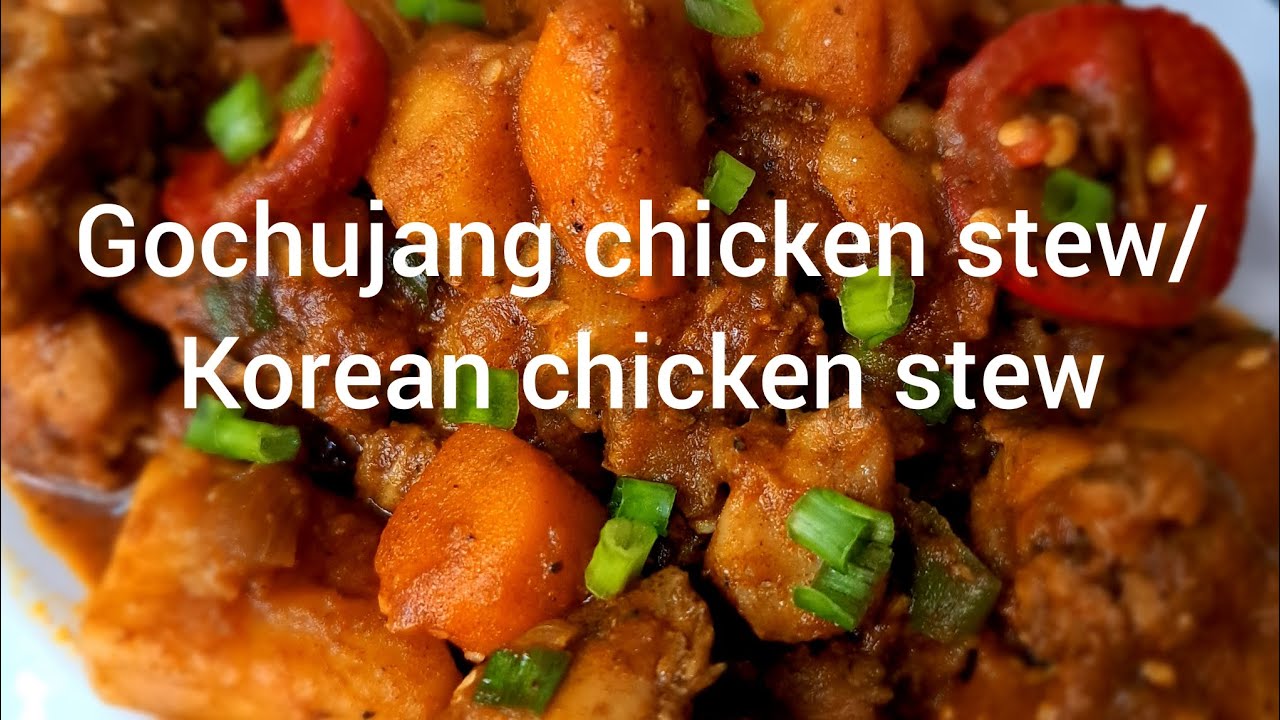 @letstryanew Gochujang chicken stew || Korean chicken stew | chicken ...