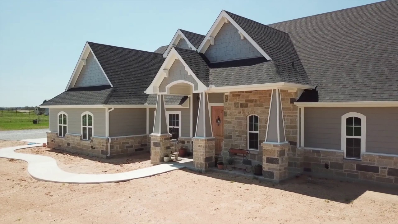 Drone Video of Doug Parr Custom Homes Dardeman Home - YouTube
