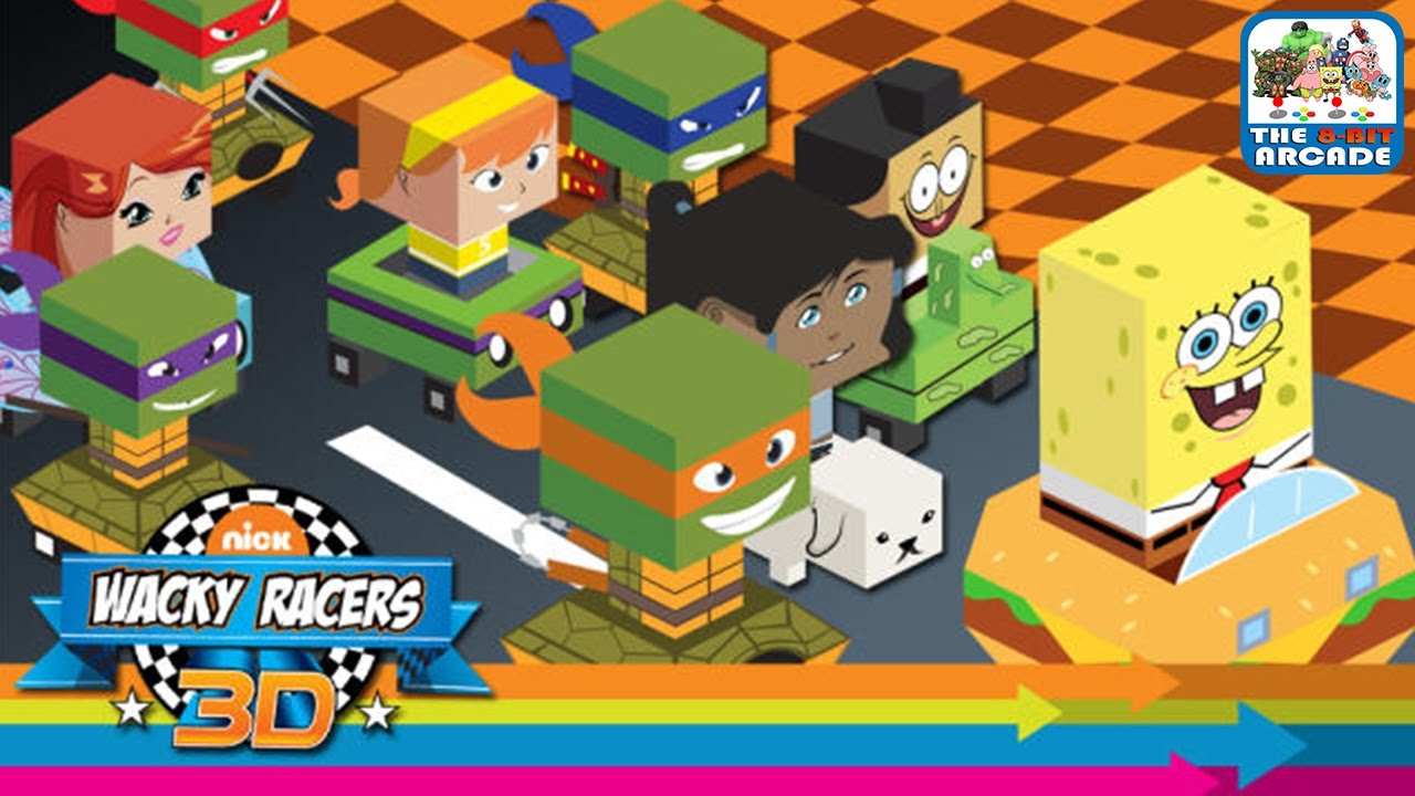 Nick Wacky Racers 3D - Take to the Crazy Tracks with your Nick Favs ...