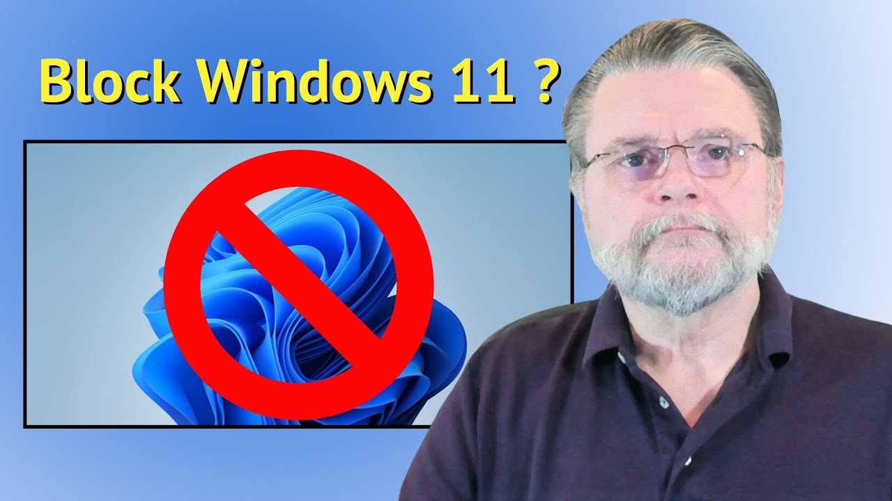 How to Block the Windows 11 Upgrade and Stay on Windows 10 - YouTube